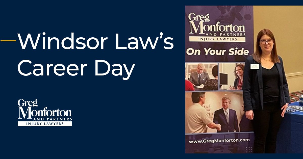 Joanna Sweet and Heather Colman at Windsor Law Career Day